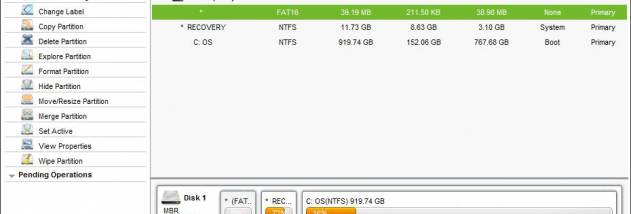 Free partition manager - bathdsa